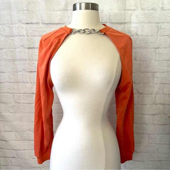 Sweaters | Orange Chain Bolero | Poshmark